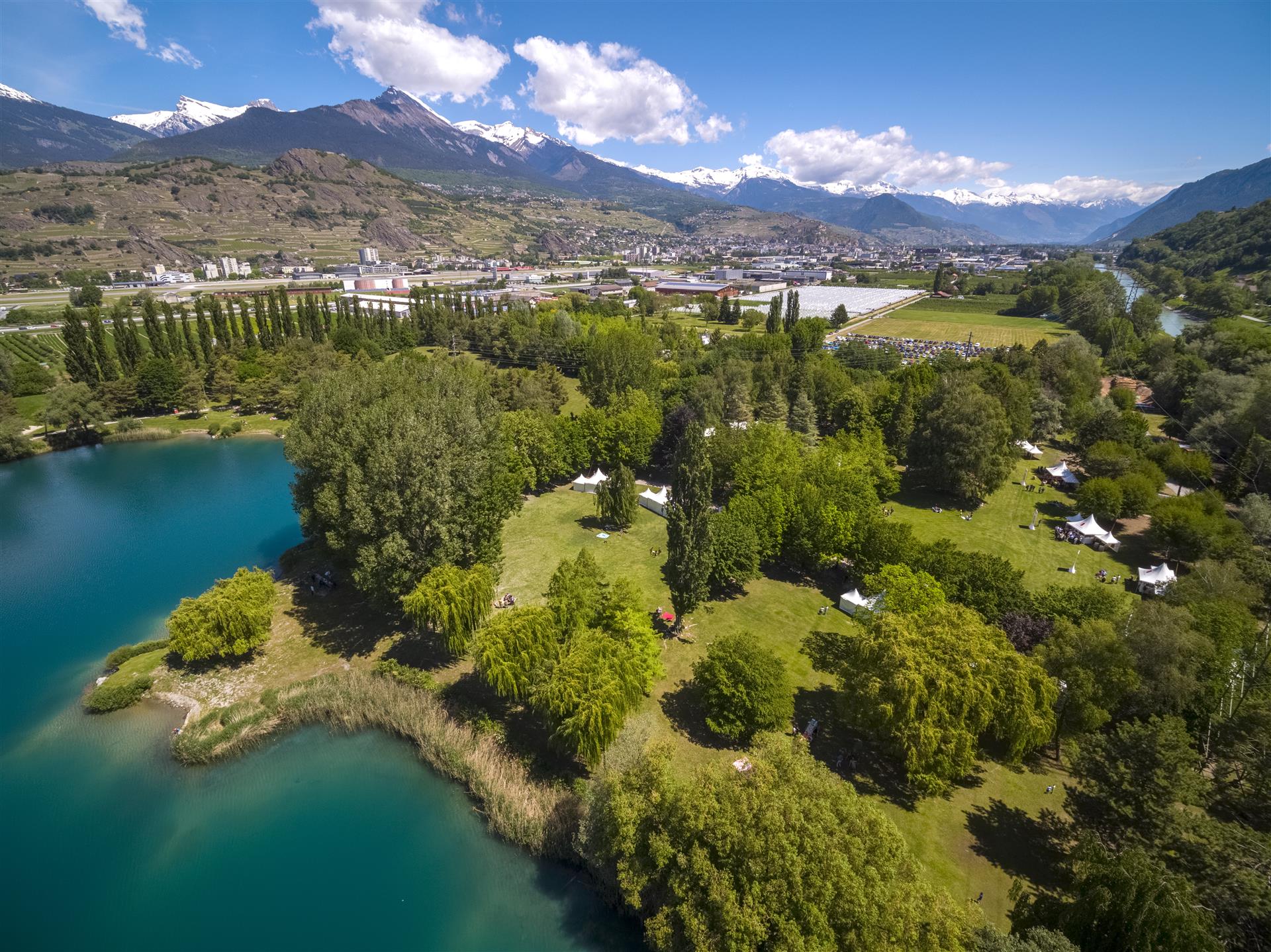 Zone détente et loisirs de Sion - Le domaine des Îles de Sion